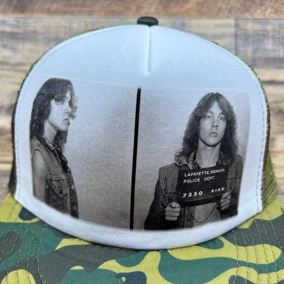 Unbranded | Accessories | Axl Rose Mugshot Mens Trucker Hat Camo ...